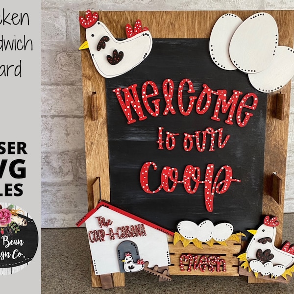 Chicken Chalkboard - Etsy
