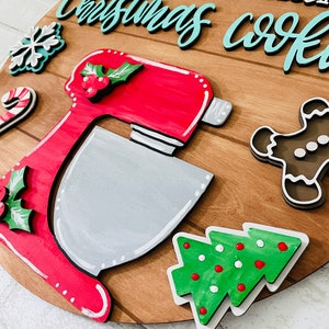 We're Probably in Here Baking Christmas Cookies Door Hanger SVG Laser ...