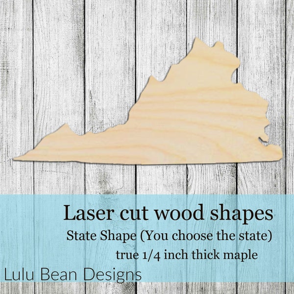 State Shape - Etsy