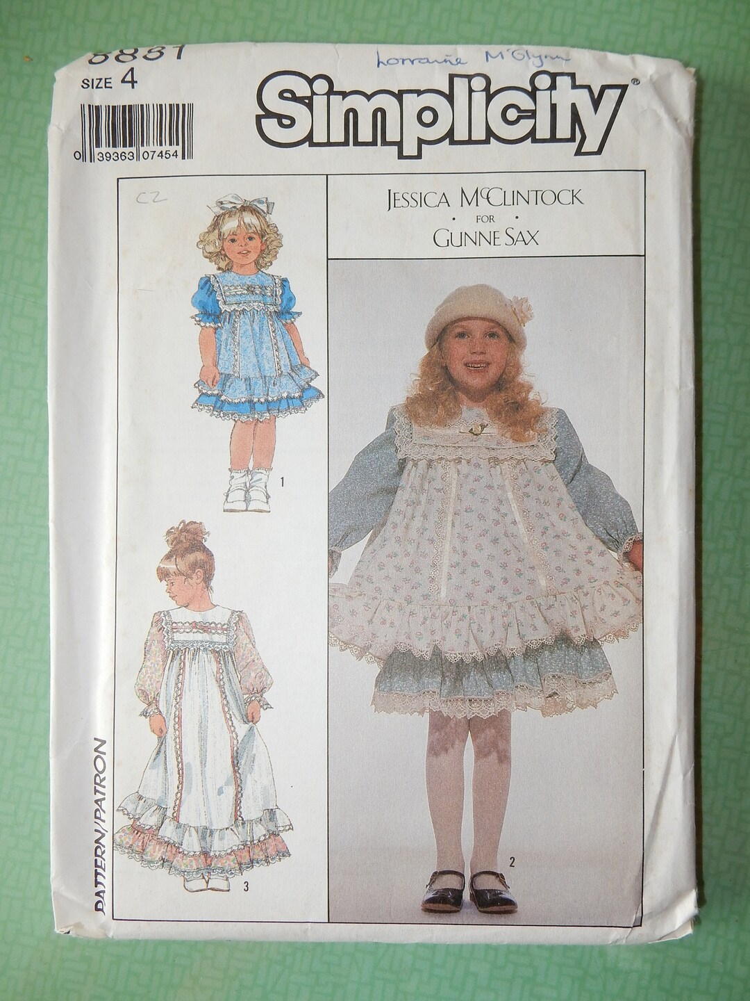 Pattern Child Old World Genuine Vintage - Etsy
