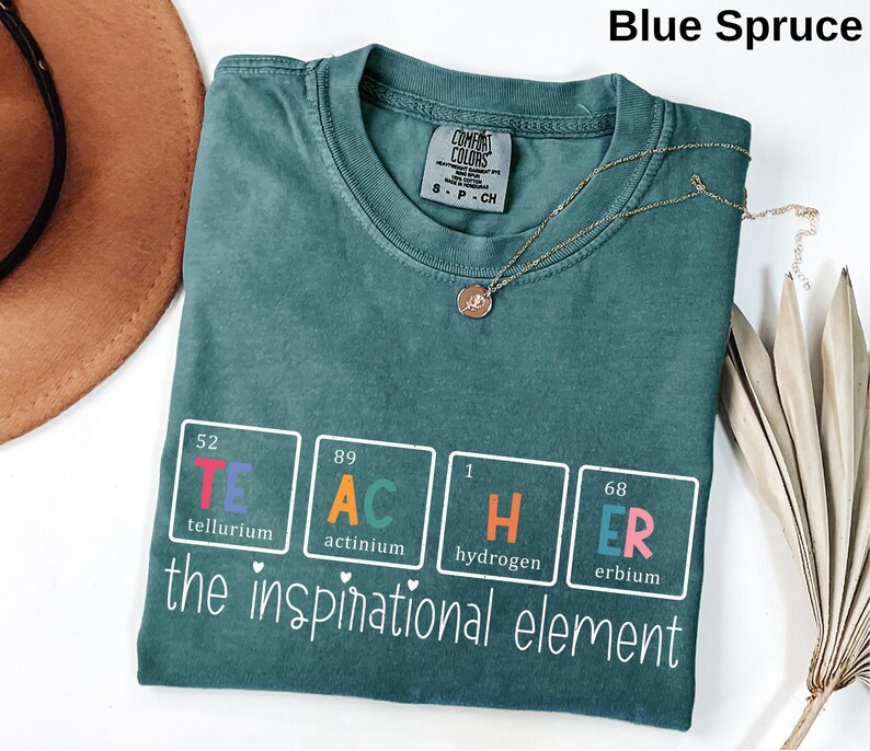Comfort Colors® Teacher Shirt, Chemistry Teacher Shirt, Periodic Table ...