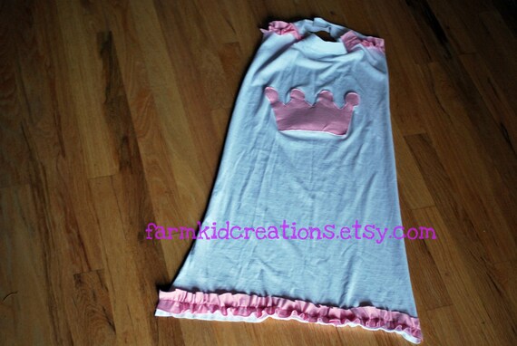 Items similar to Ladies Princess Super Hero Cape - White with Light ...
