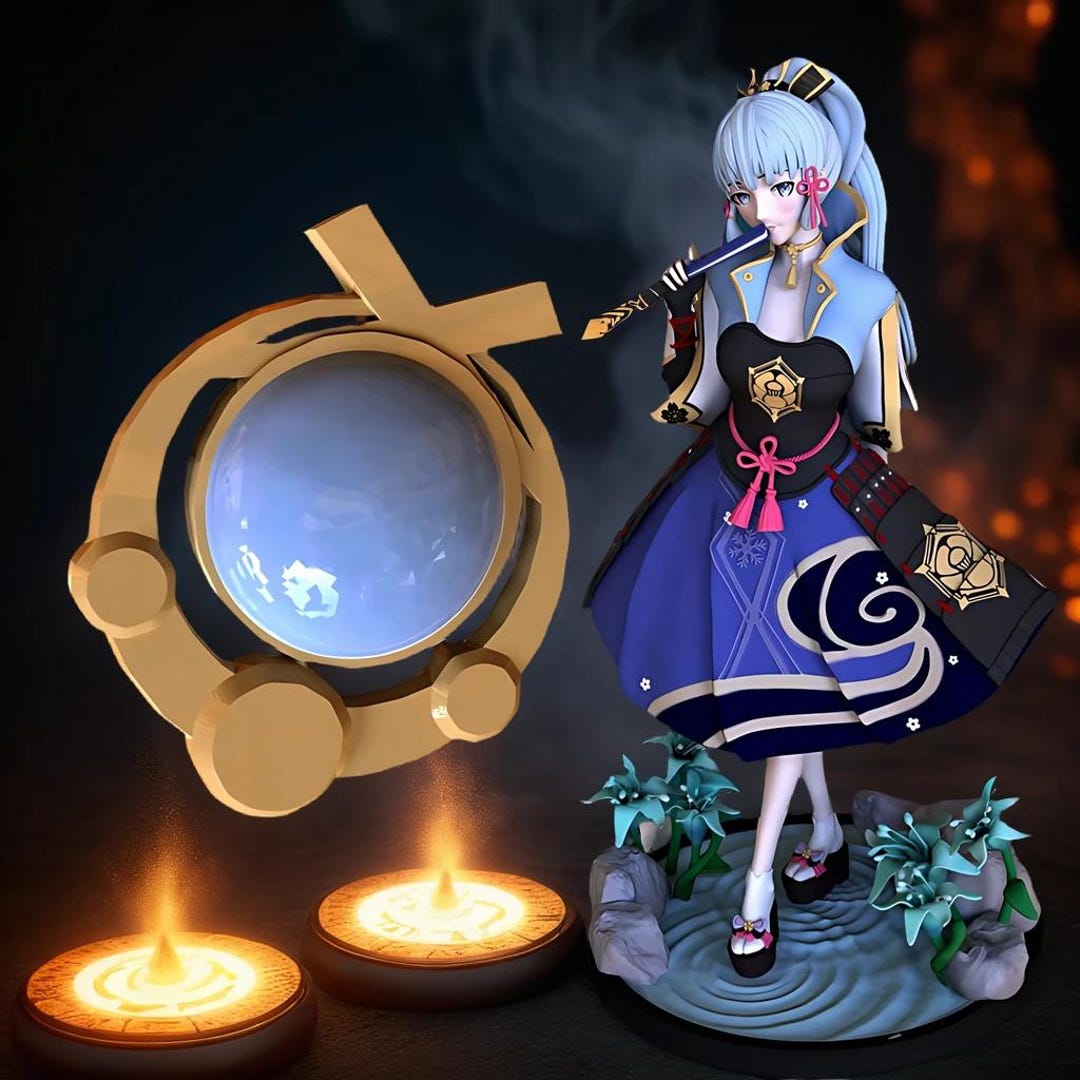 Frost Dancer STL | Ice Warrior Waifu 3D Print Files - Etsy