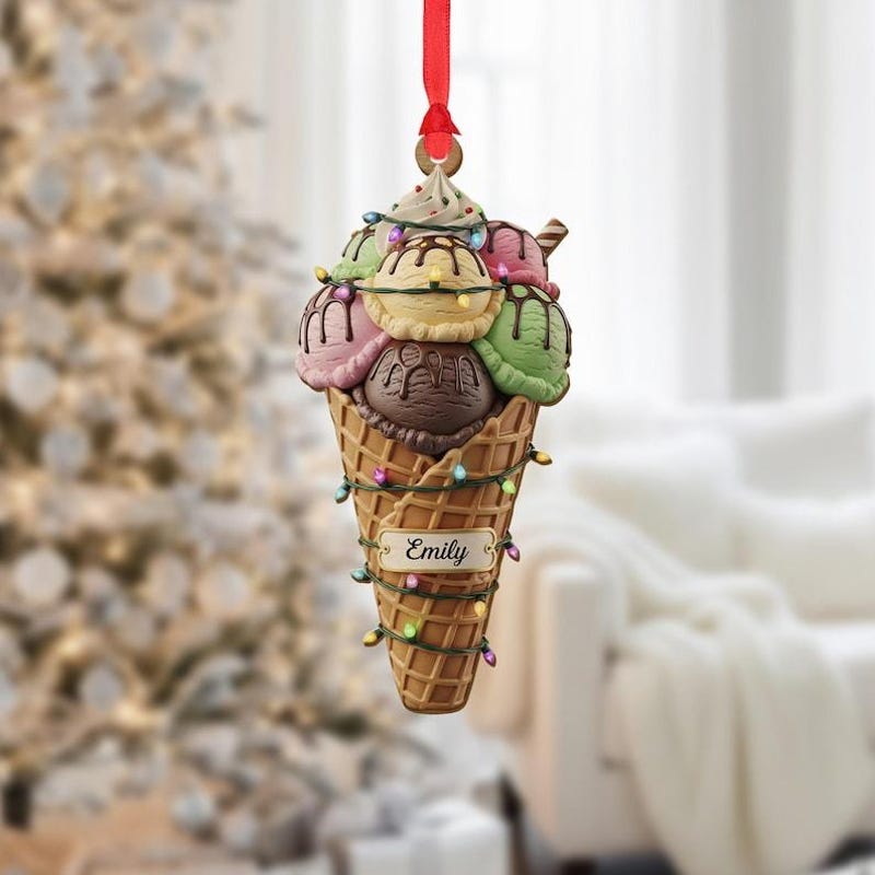 Pint Ice Cream Ornament - Etsy