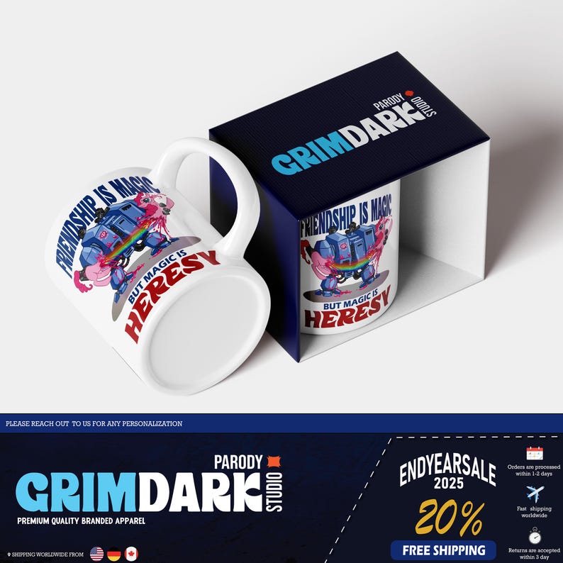 Friendship is Magic but Magic is Heresy Purge Heretic Gift Grimdark ...