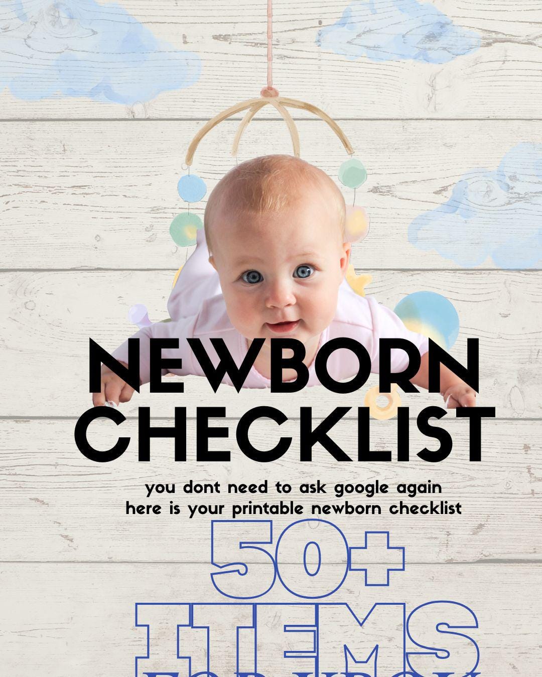 Newborn Checklist for New Parents - Etsy