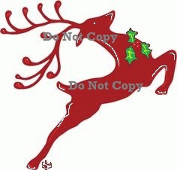 Prancing Prancer and Reindeer Pack Download | Etsy