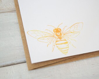 Bee stationery | Etsy