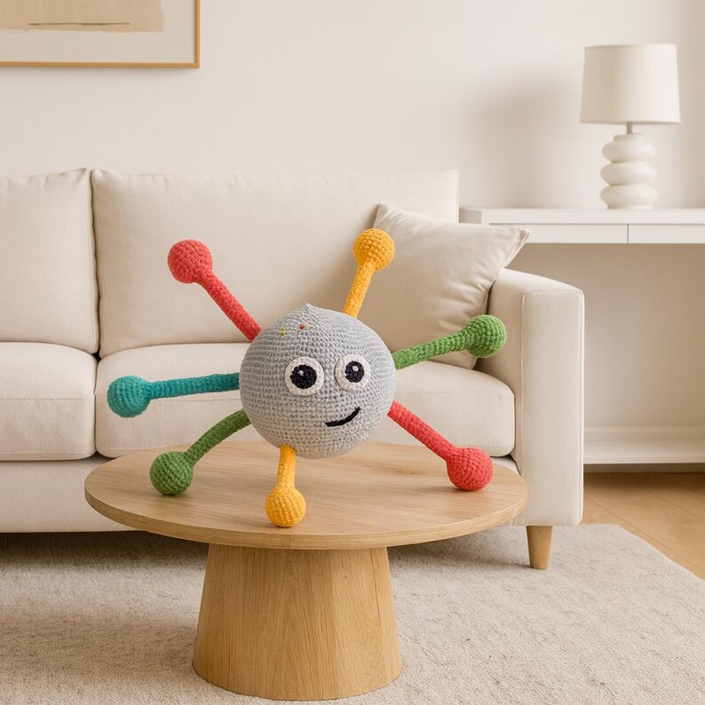 Amigurumi Atom Crochet Pattern PDF – Cute Molecule Plush Toy Pattern ...