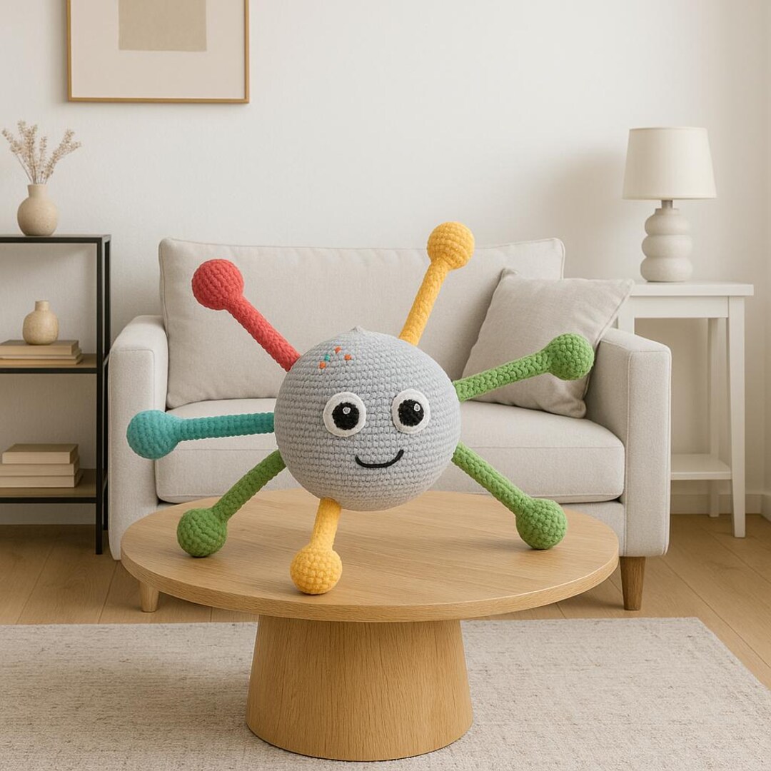 Amigurumi Atom Crochet Pattern PDF – Cute Molecule Plush Toy Pattern ...