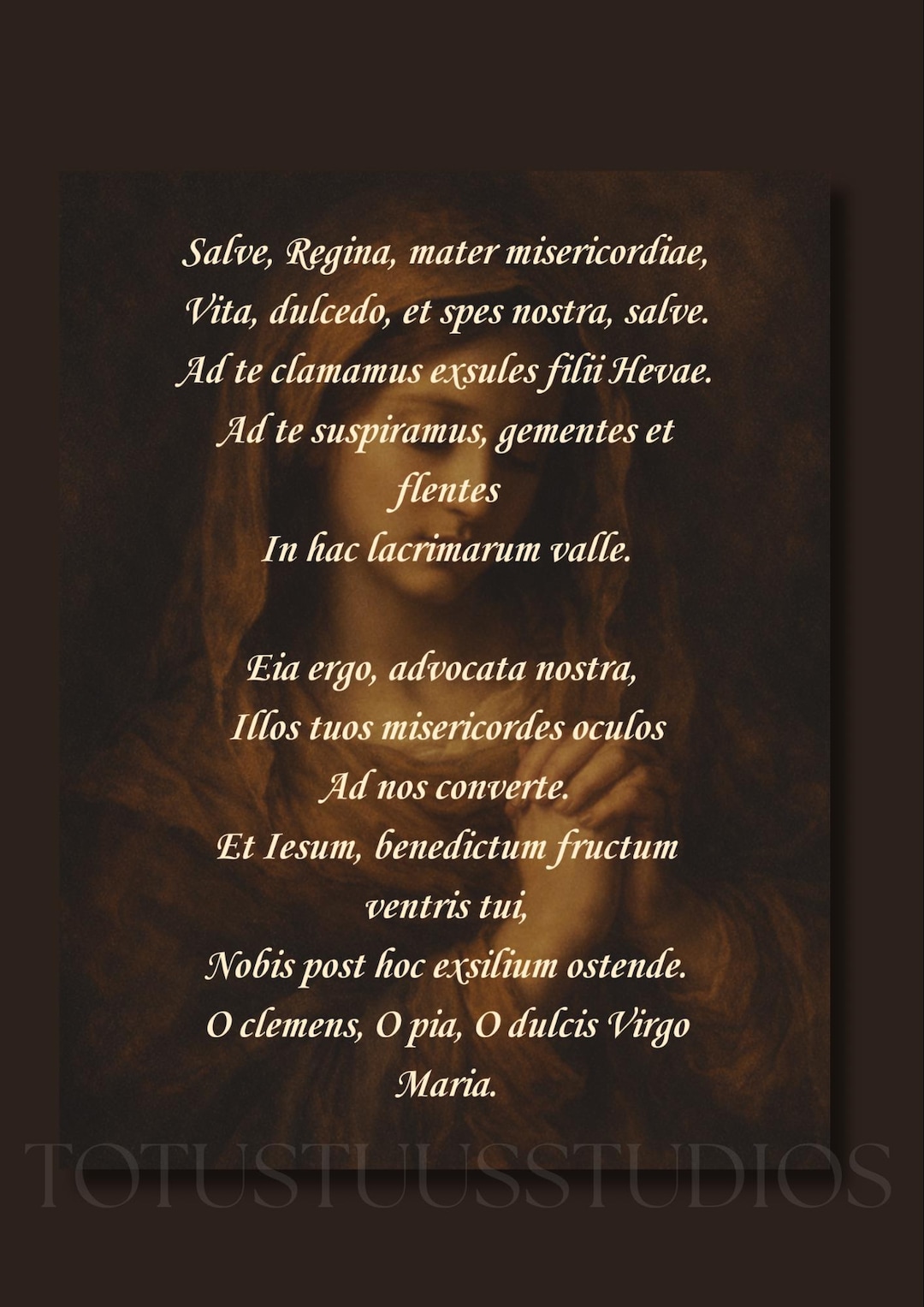 Salve Regina (latin) | Traditional Marian Antiphon | Catholic Baroque ...