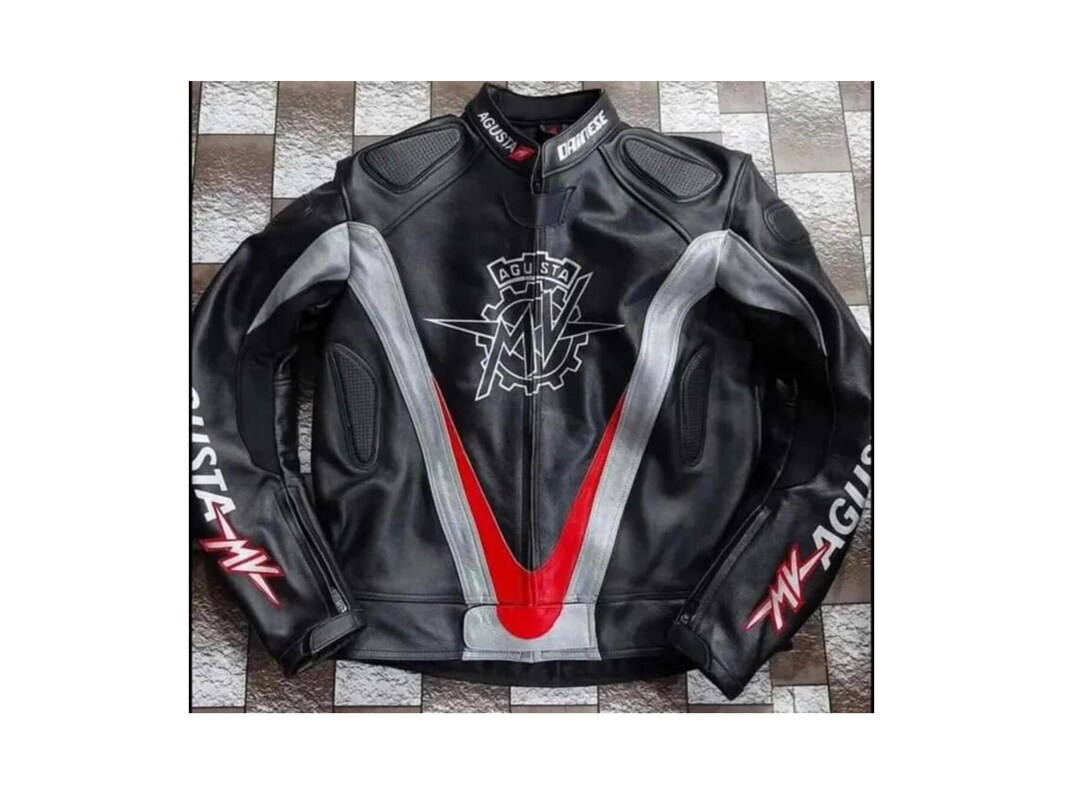 Mv Agusta Leather Motorcycle Racing Jacket-motospeeds Motogp Motorbike ...