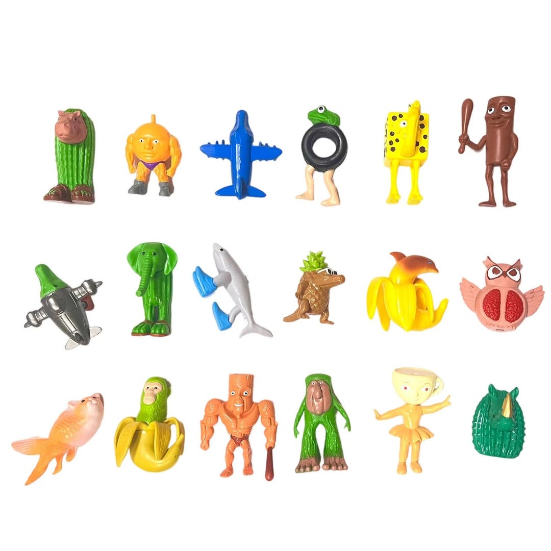 Tralalero Tralala Mini Figurines Set – 18 PCS Funny Character Toys ...