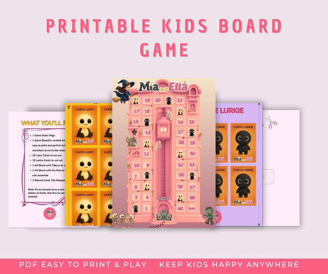 Printable Emotion Board Game – Crazy Elevator Activity for Kids | Fun ...