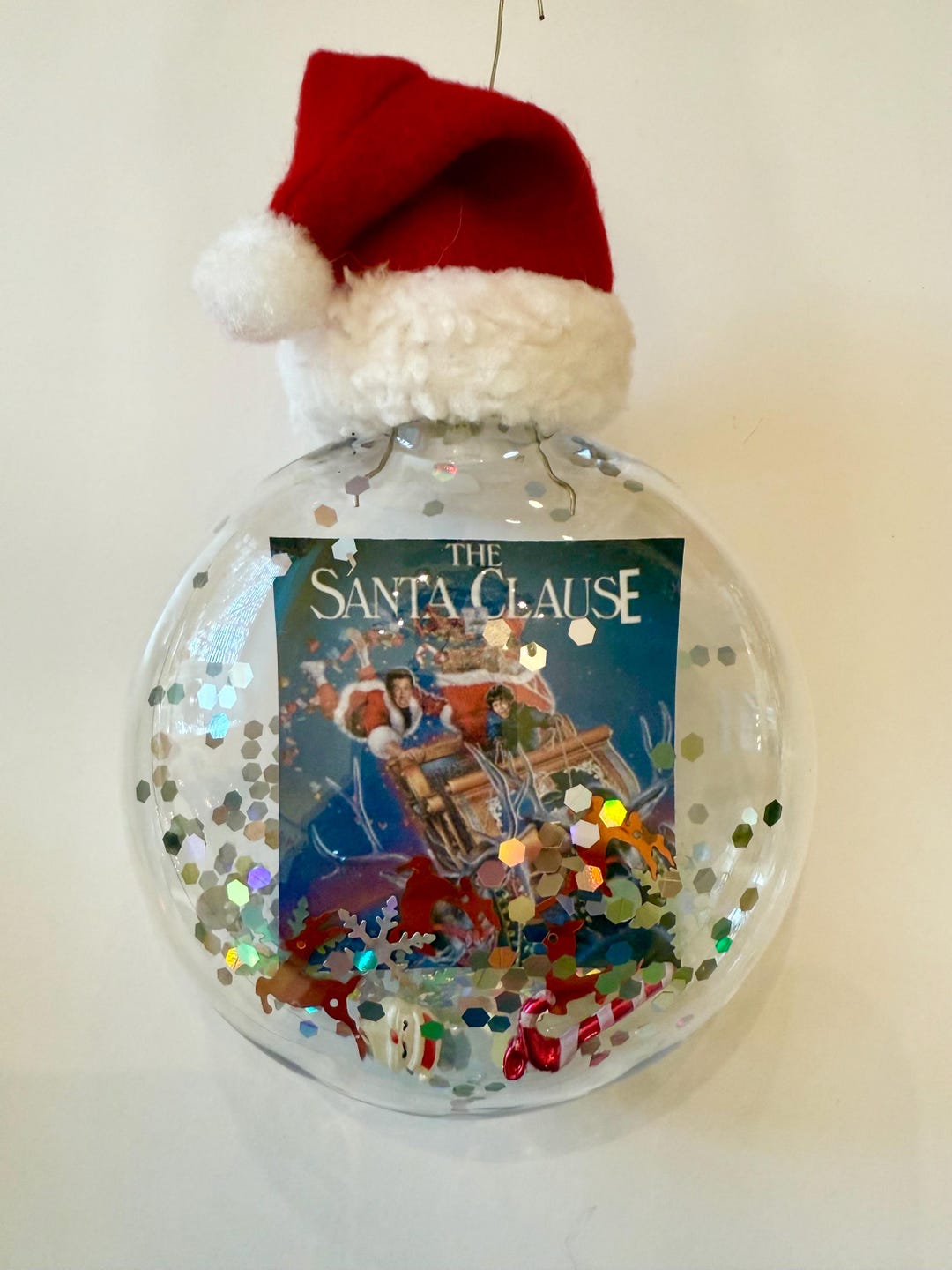 The Santa Clause Movie Christmas Disc Ornament - Etsy
