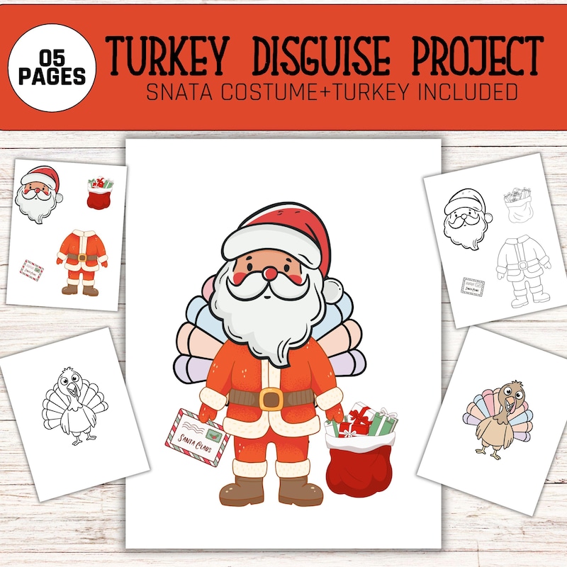 Santa Disguise Project - Etsy