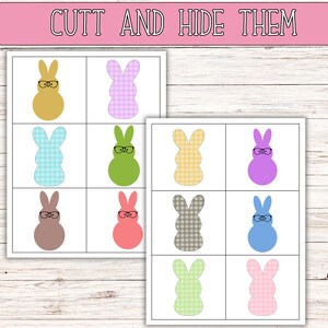 Peeps Easter Scavenger Hunt Game: Printable Case of Missing Peep Kids ...