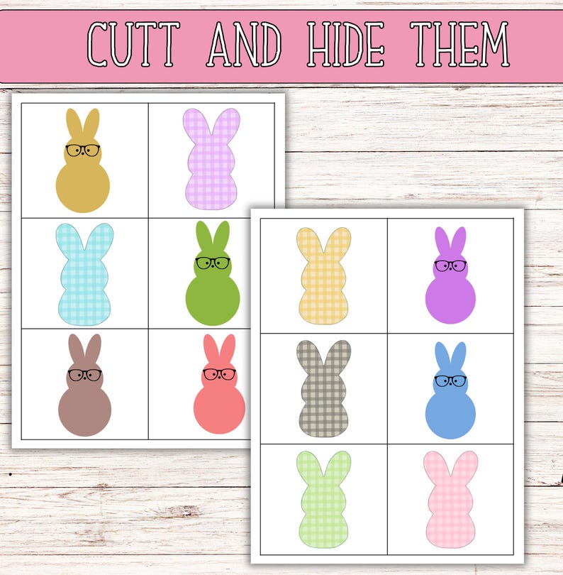 Peeps Easter Scavenger Hunt Game: Printable Case of Missing Peep Kids ...