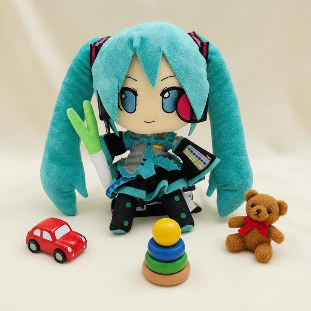 Hatsune Miku Plush Doll Set | Kawaii Plushie | Stuffed Animal Gift ...