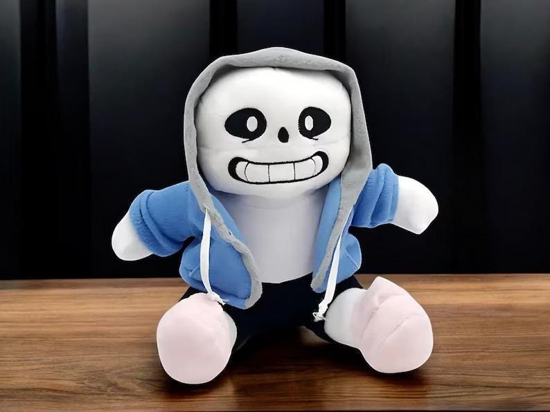 Sans Undertale Plush Sans Plushie Stuffed Animals Undertale Sans Plush ...