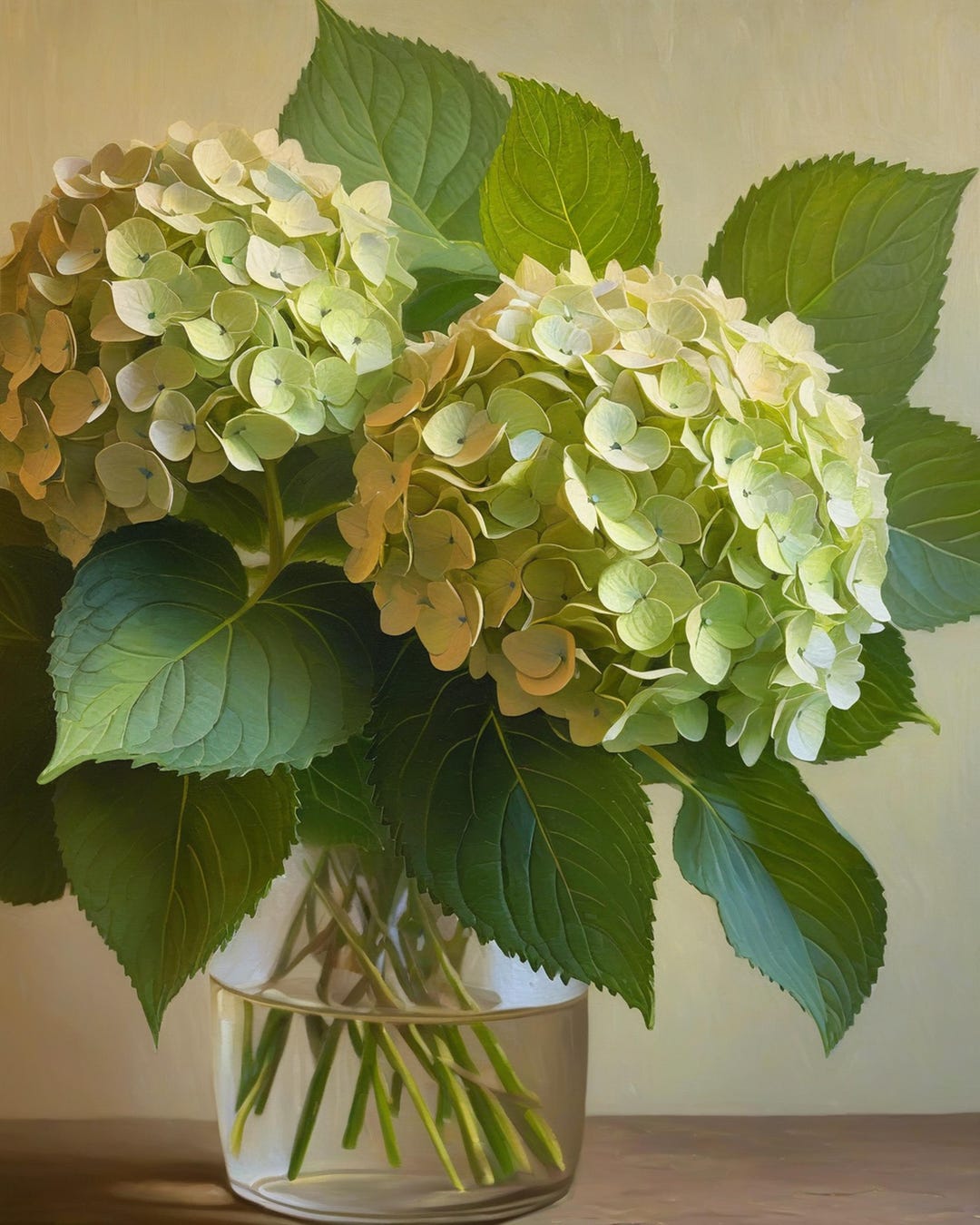 Hydrangea Oil Painting #3 - Etsy