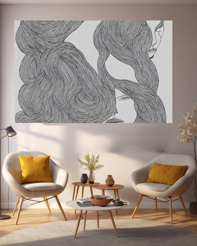 Minimalist Line Digital Art Print Bundle #06 - Etsy