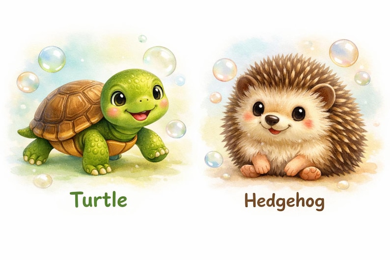 Animal Pairs Coloring Pages – Toddler Learning Pack (PDF Download) - Etsy