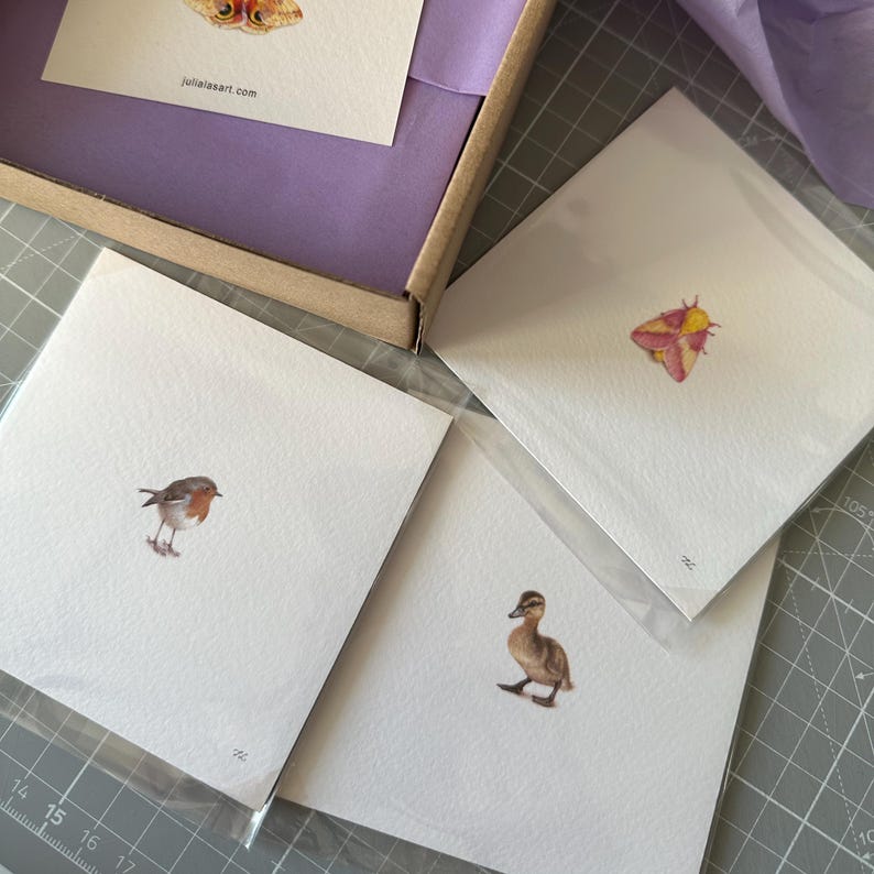 Mouse With Dandelion. Print From Original Watercolor Miniature Painting ...