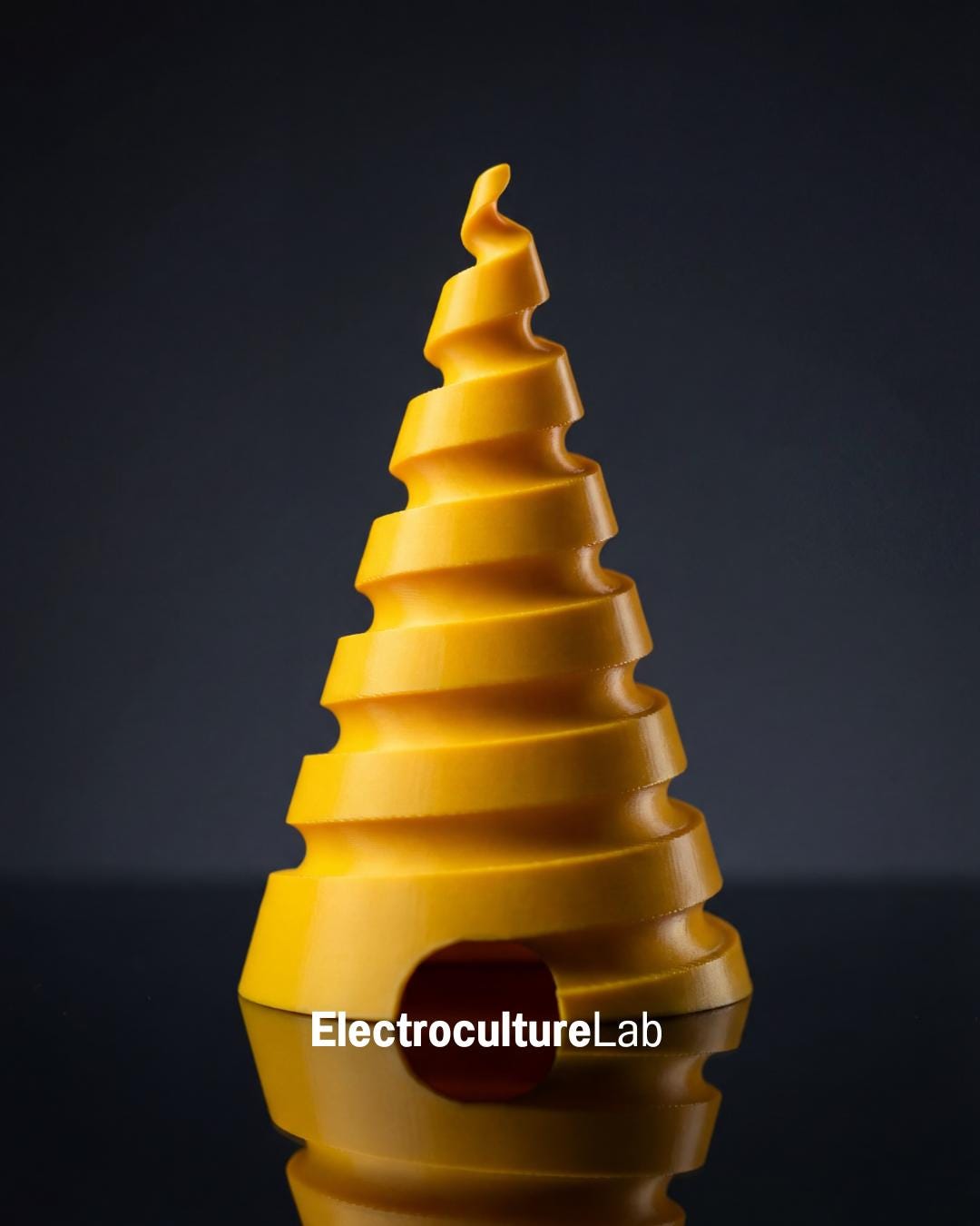 Electroculture Energy Cone – Copper Spiral Base, Garden Plant ...
