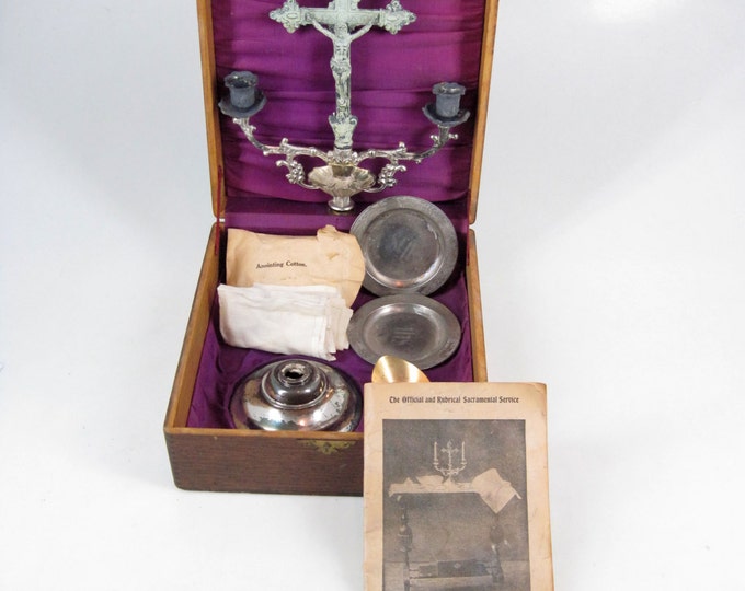 Rubrical Sacramental Service, Homan's Sick Call Outfit, Last-rites Kit ...