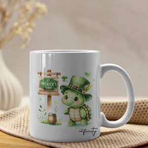 St. Patrick’s Day Turtle Clipart | 75 PNG Cute Watercolor Shamrock ...