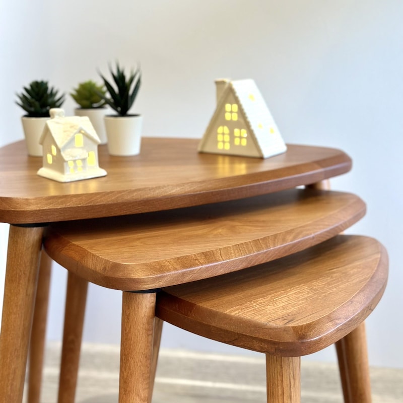 Scandinavian Wood Table - Etsy
