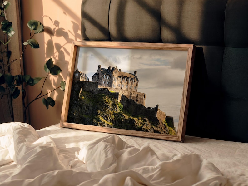 Edinburgh Castle Print - Historic Scottish Landscape Photography Wall ...