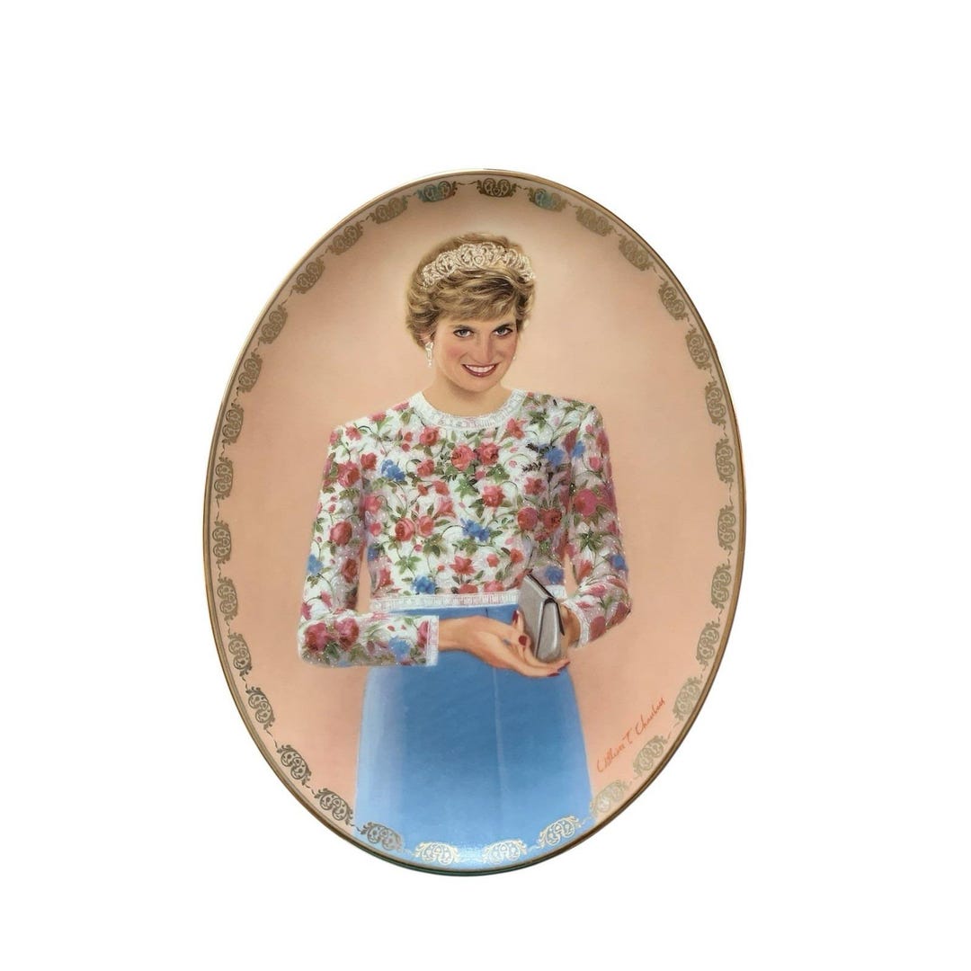 Princess Diana Commemorative Plate, A True Princess, #17318A - Etsy