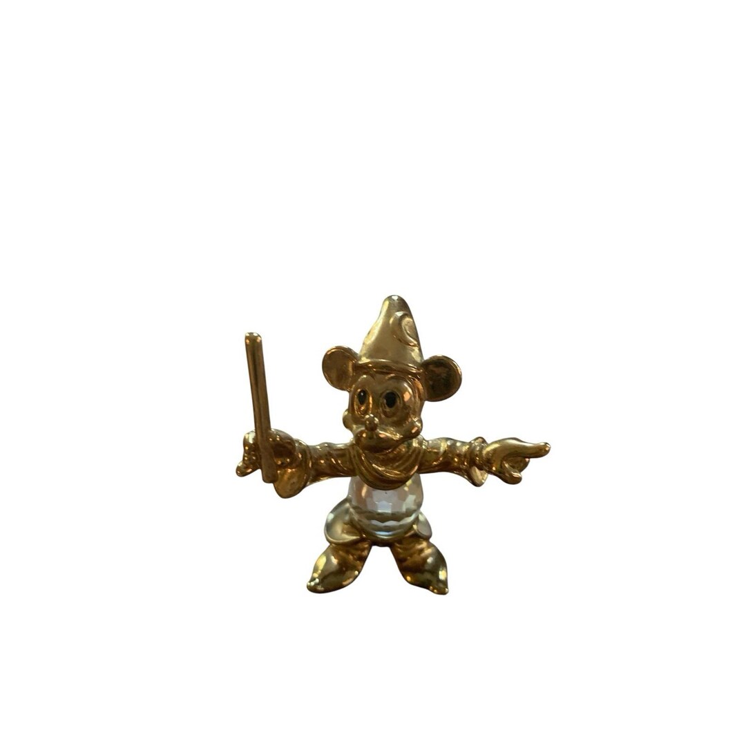 Disney Gold Collection 24kt Gold Plated & Lead Crystal Mickey Mouse ...