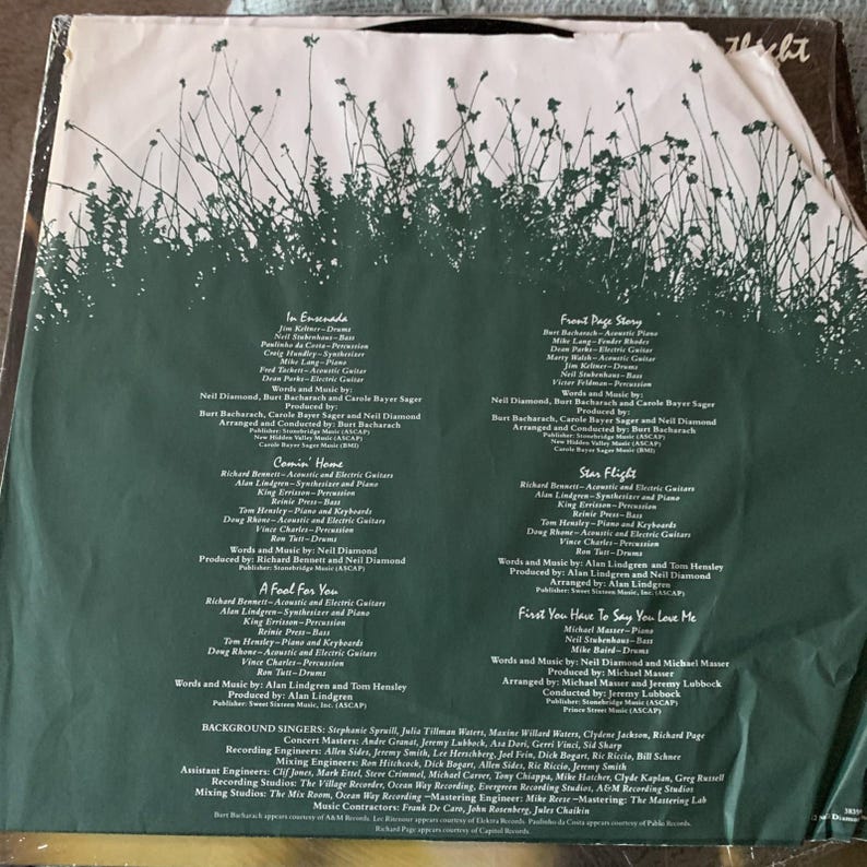 NEIL DIAMOND - Heartlight (columbia) - 12" Vinyl Record LP - Etsy