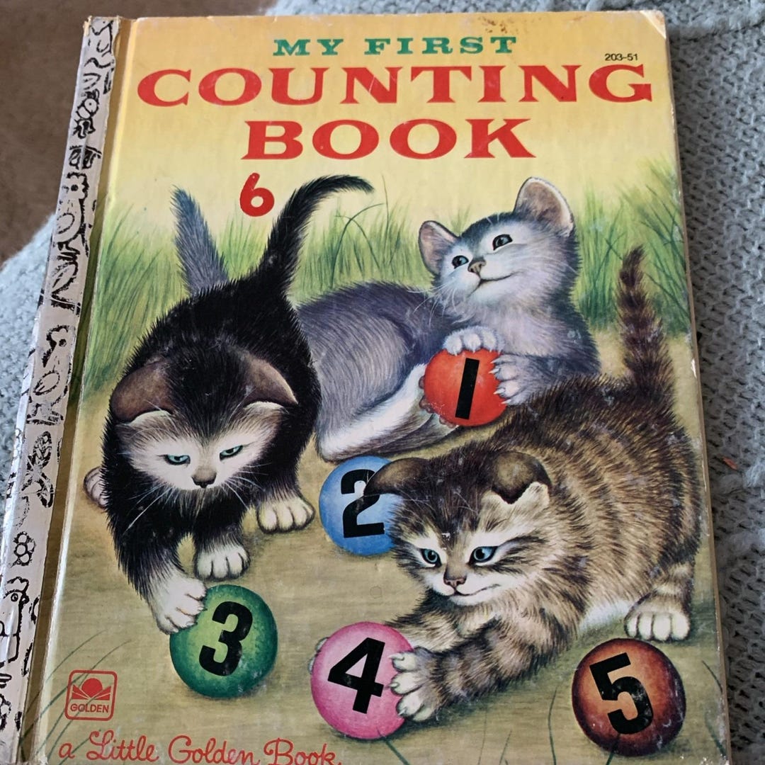 Vintage 1957 A Little Golden Book My First Counting Book 203-51 - Etsy