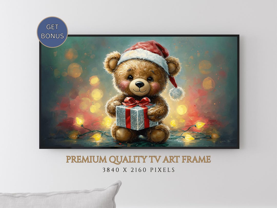 Festive Christmas Digital Art for Samsung Frame TV, Christmas Frame Art ...