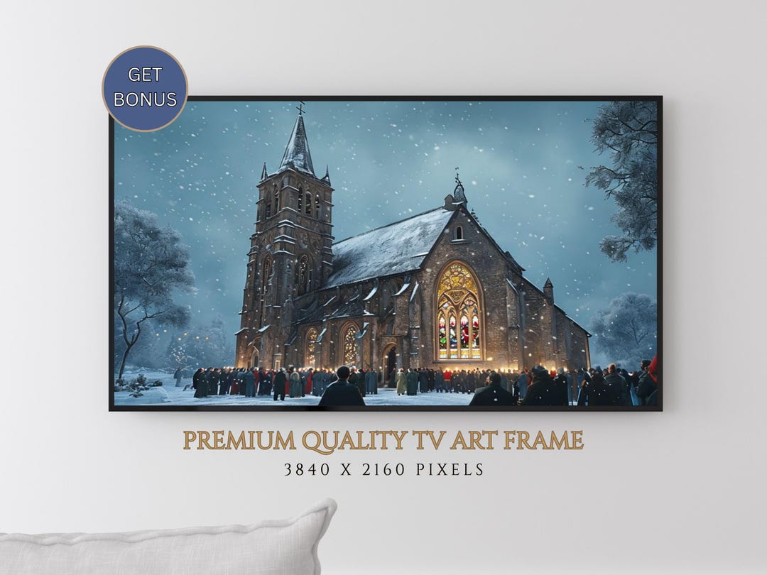 Festive Christmas Digital Art for Samsung Frame TV, Christmas Frame Art ...