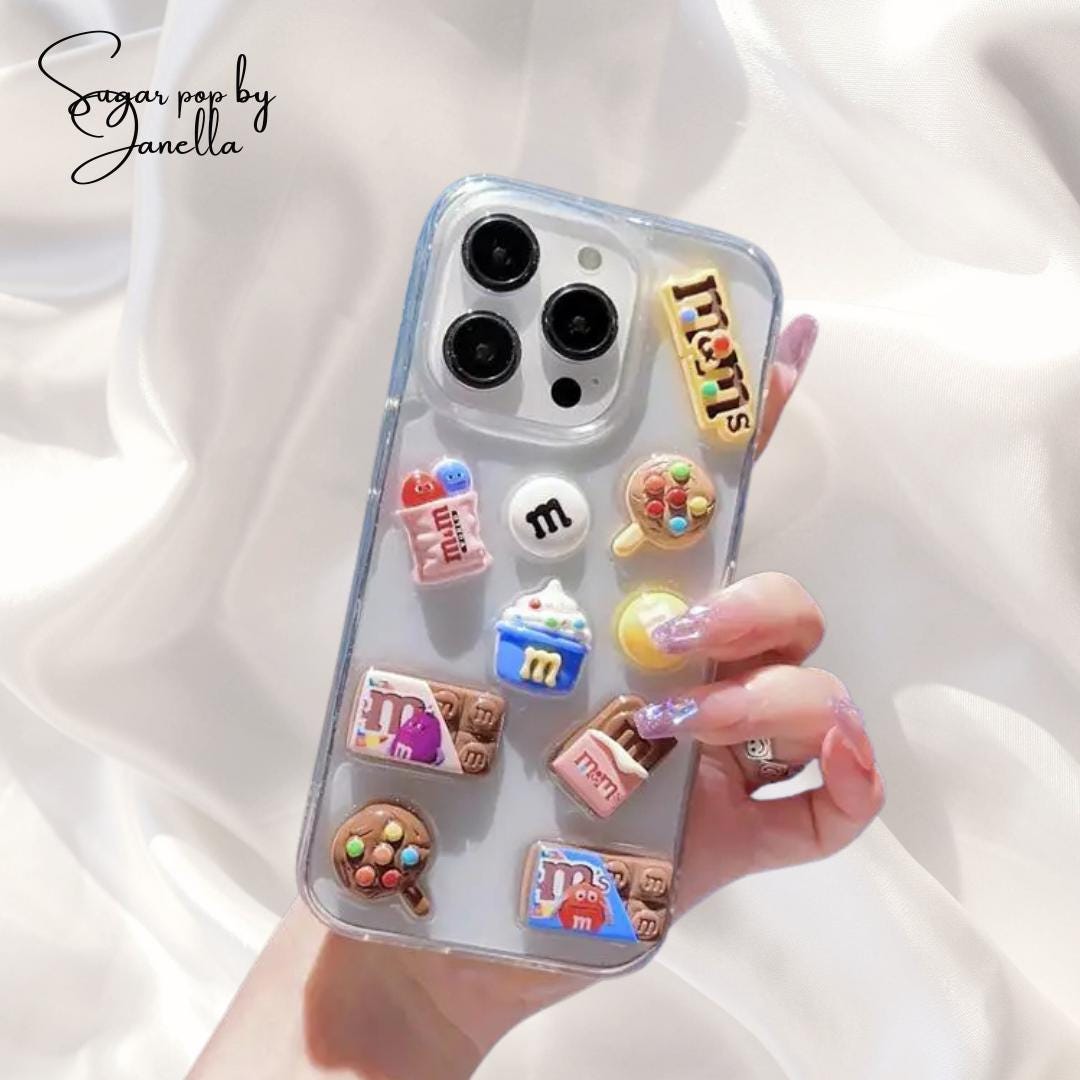 3D Food Transparent Phone Case for iPhone Case - Etsy