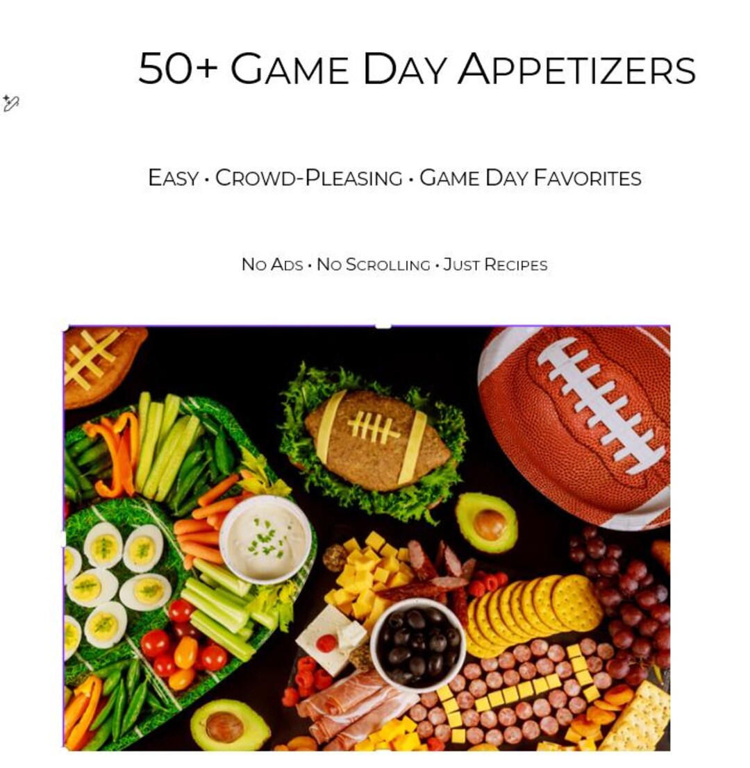 Game Day Appetizers Cookbook Easy Crowd Pleasing Food for the Big Game ...