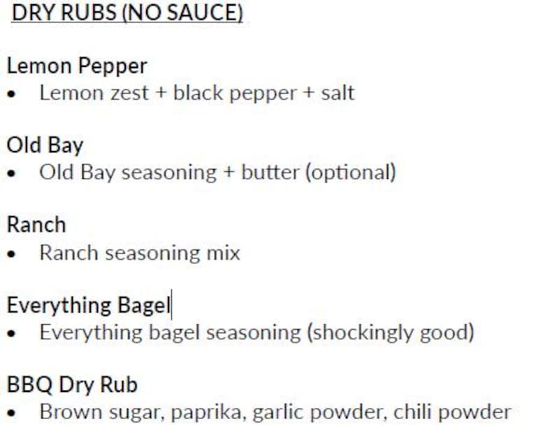 Best Homemade Chicken Wings - Etsy