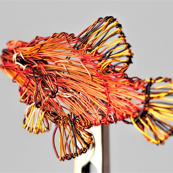 Wire Fish Sculpture - Etsy