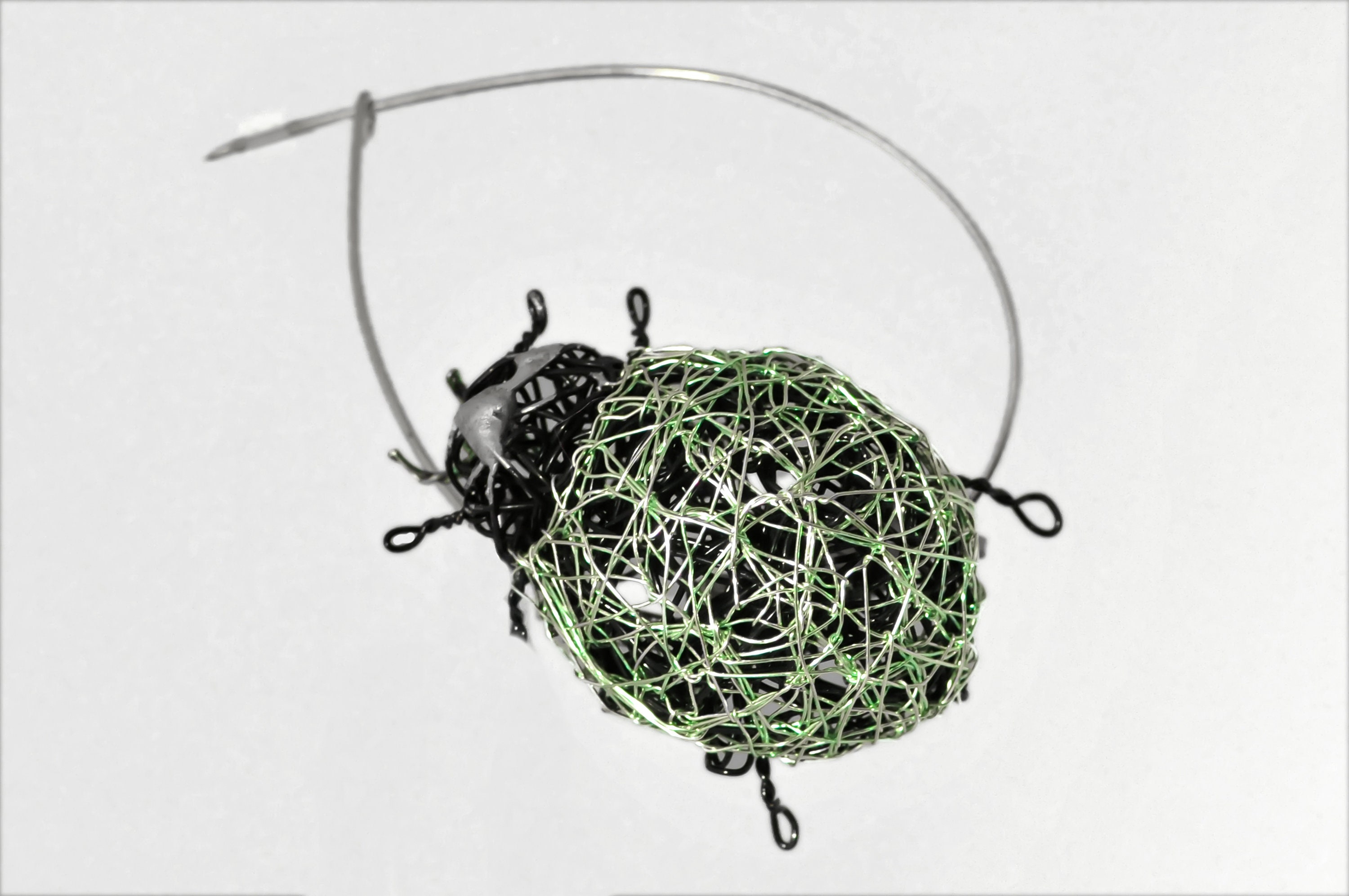 Ladybug Brooch Ladybug Jewelry Ladybird Brooch Petrol Wire Art ...