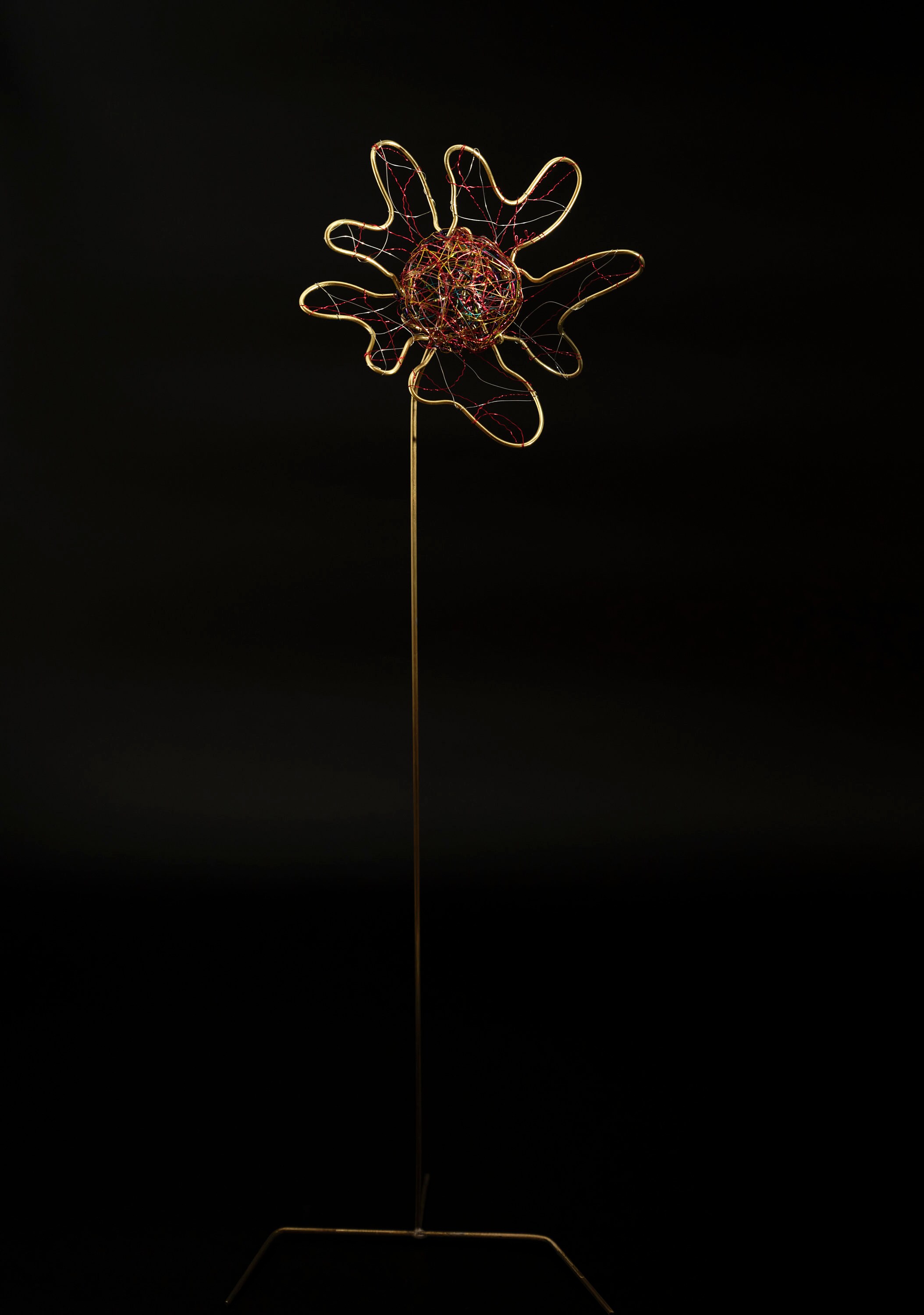 Sunflower Art Home Decor, Wire Sculpture Metal Daisy Gift, Contemporary ...