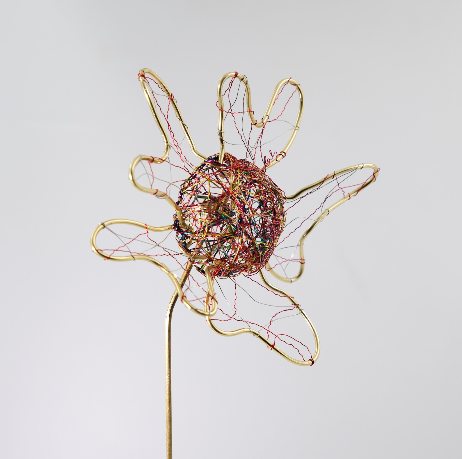Sunflower Art Home Decor, Wire Sculpture Metal Daisy Gift, Contemporary ...