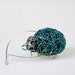 Ladybug Brooch Ladybug Jewelry Ladybird Brooch Petrol Wire Art ...