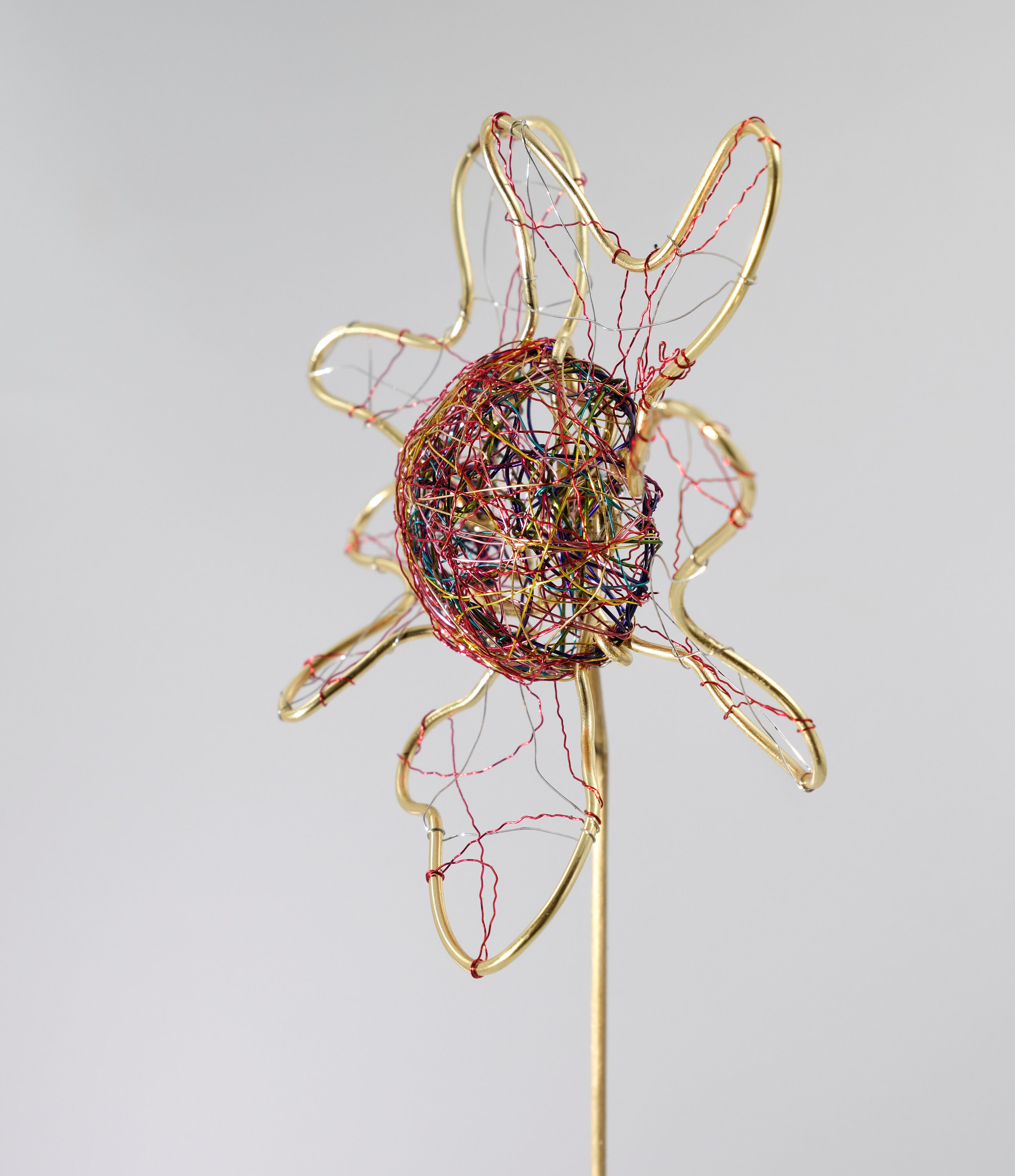 Sunflower Art Home Decor, Wire Sculpture Metal Daisy Gift, Contemporary ...