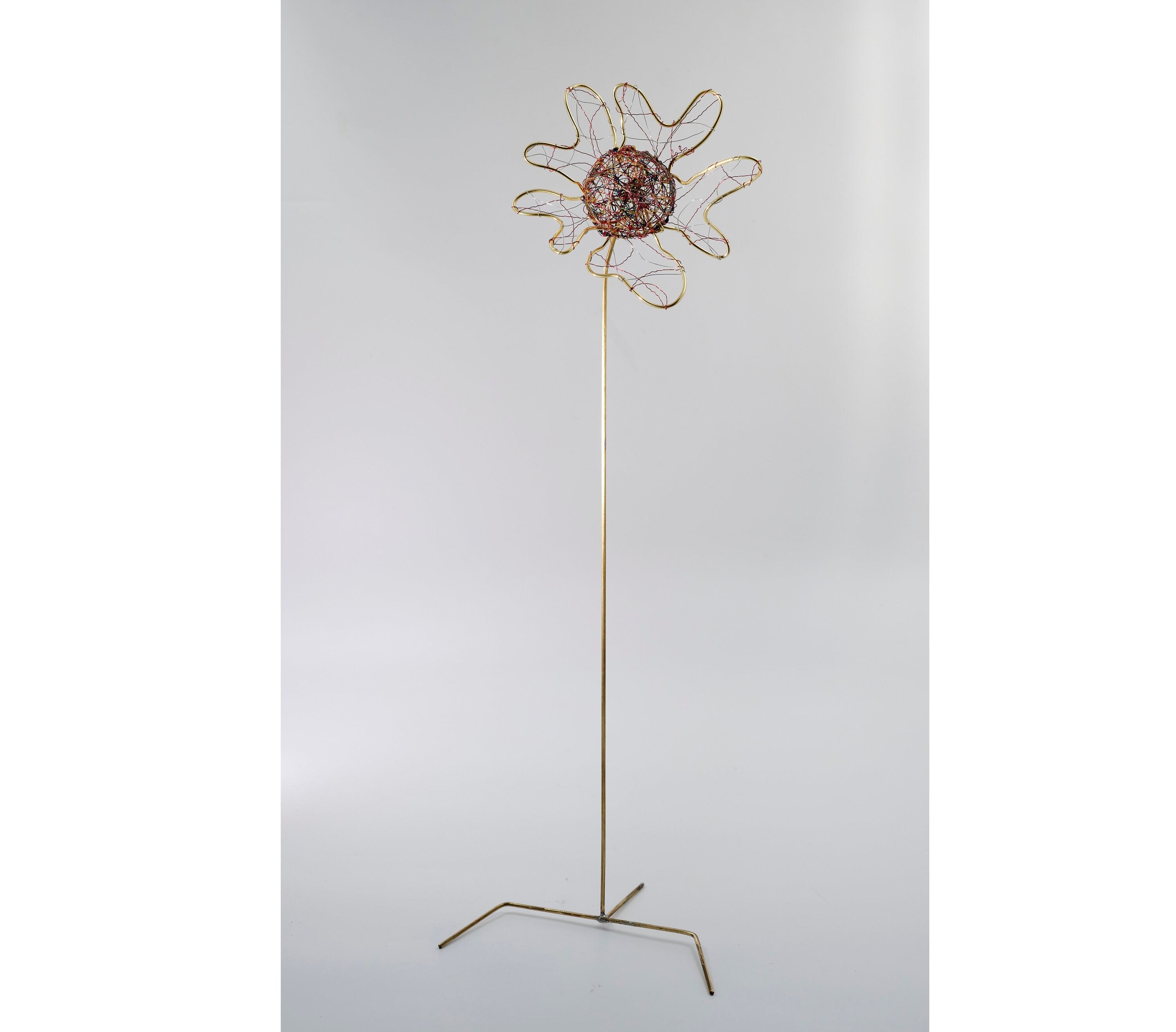 Sunflower Art Home Decor, Wire Sculpture Metal Daisy Gift, Contemporary ...