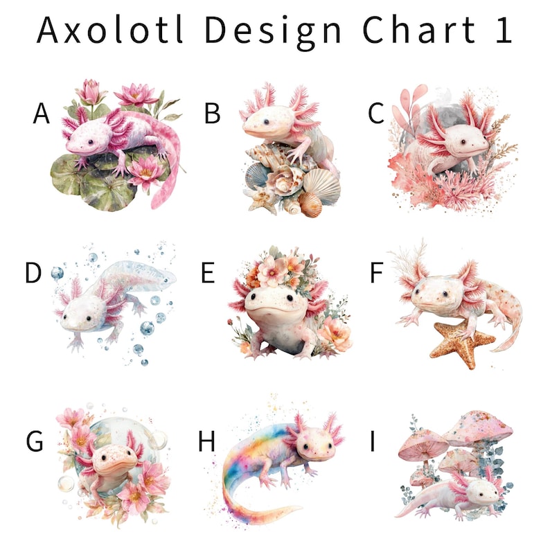Axolotl Watercolor Mug | 14 Designs,custom Text, Two-tone, 11oz - Etsy